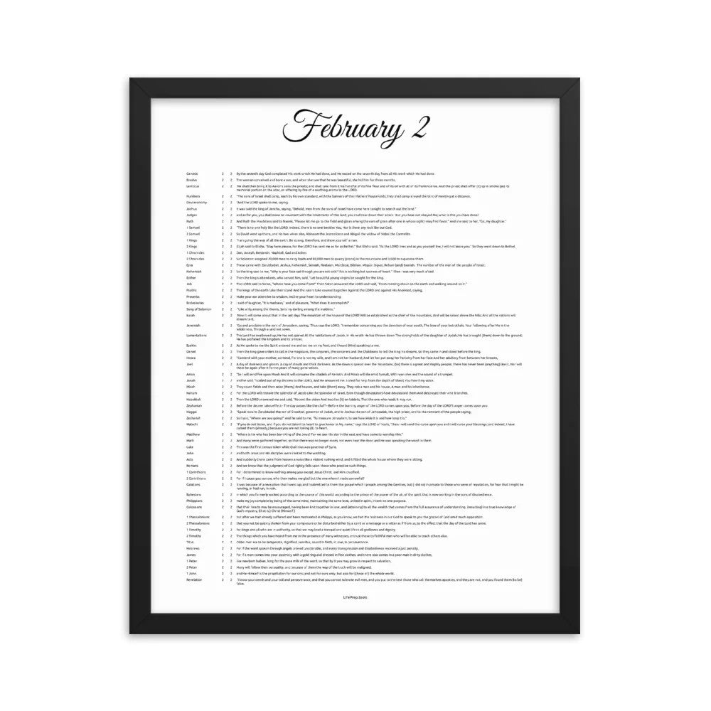 February Bible Verses Printable Christian Wall Art Birthday Wedding ...